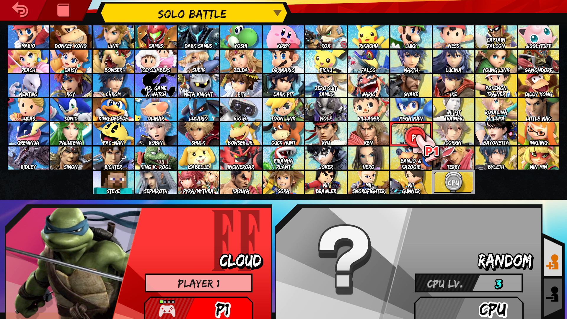 Leonardo (Teenage Mutant Ninja Turtles: Smash-Up) Mod for Super Smash Bros. Ultimate | SSBU Mods