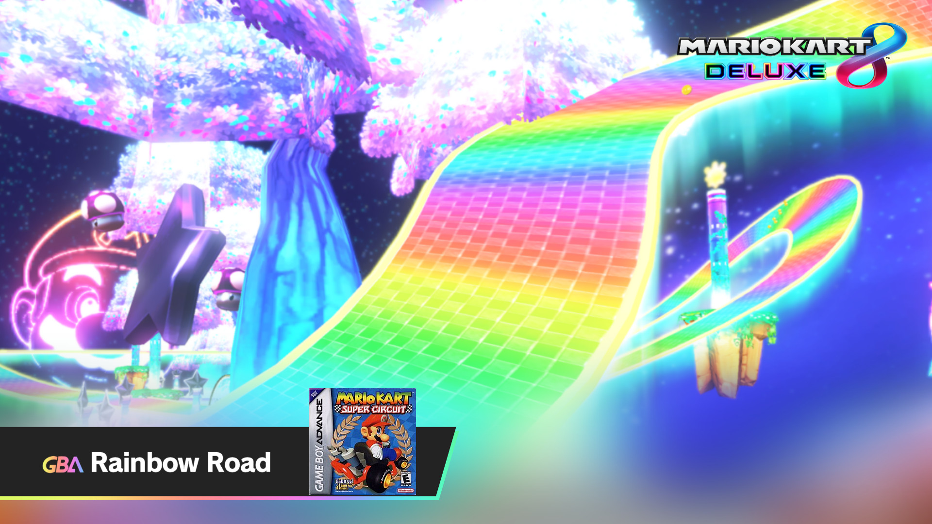 GBA Rainbow Road Mod for Mario Kart 8 Deluxe | MK8D Mods