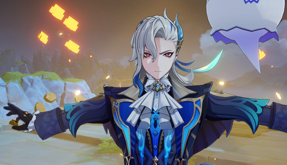 Neuvillette over Zhongli Mod for Genshin Impact | GI Mods