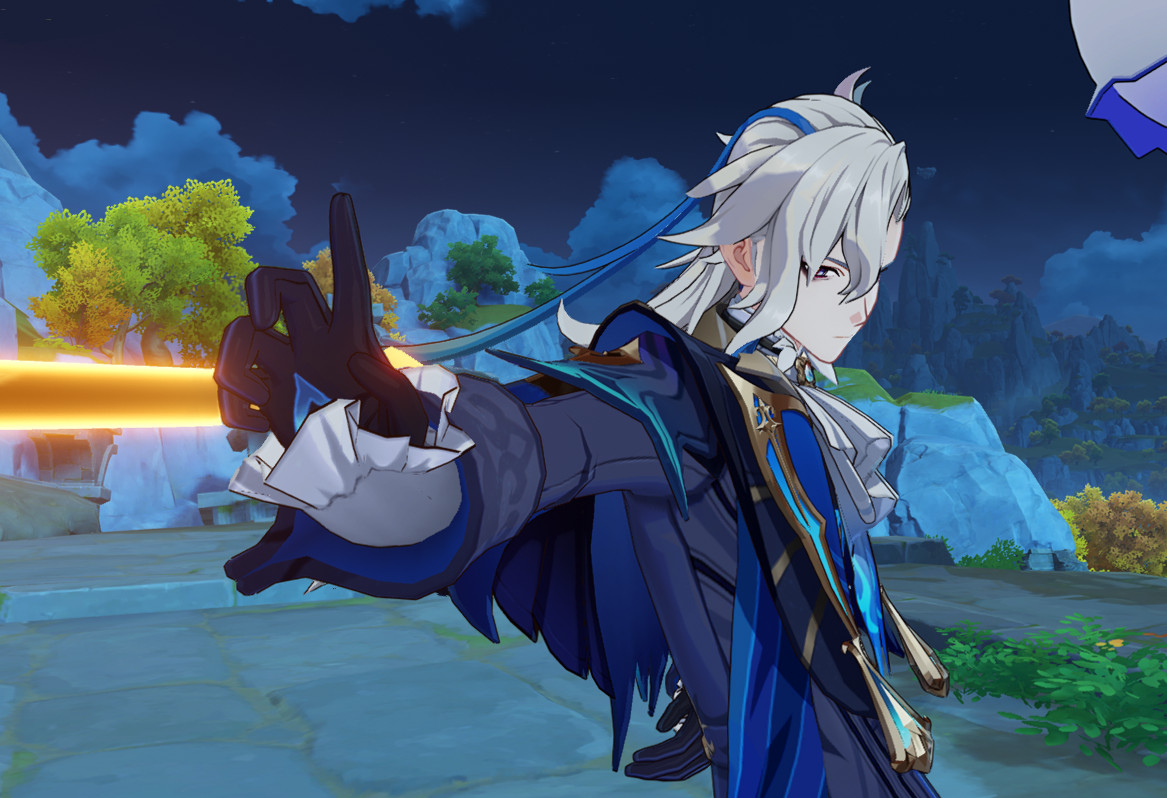 Neuvillette over Zhongli Mod for Genshin Impact | GI Mods