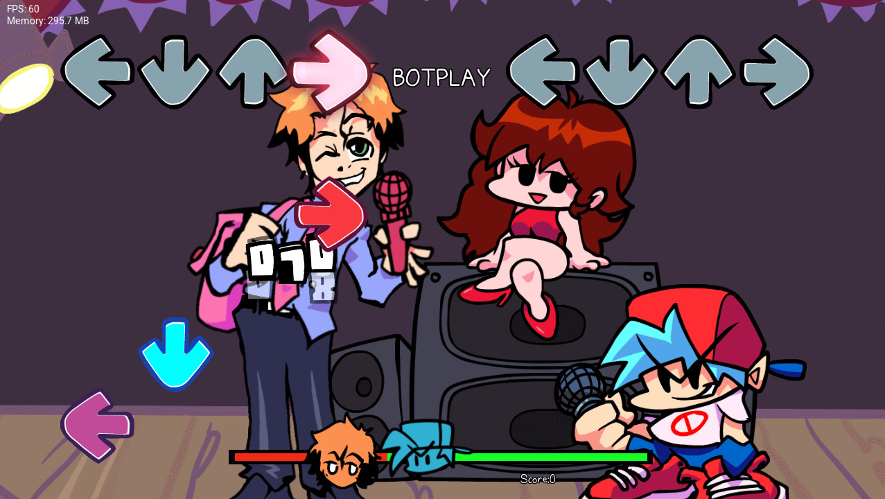 OG Senpai Sprites Mod for Friday Night Funkin' | FNF Mods