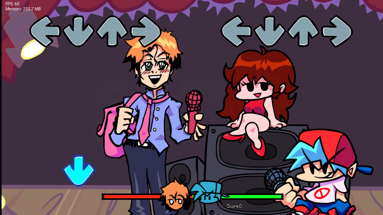 OG Senpai Sprites Mod for Friday Night Funkin' | FNF Mods