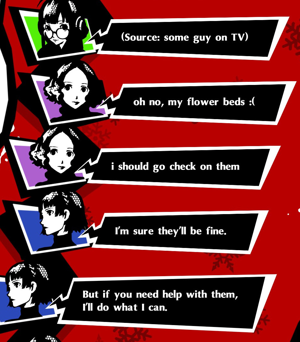 More Natural Text Messages Mod for Persona 5 Royal (PC) | P5R (PC) Mods