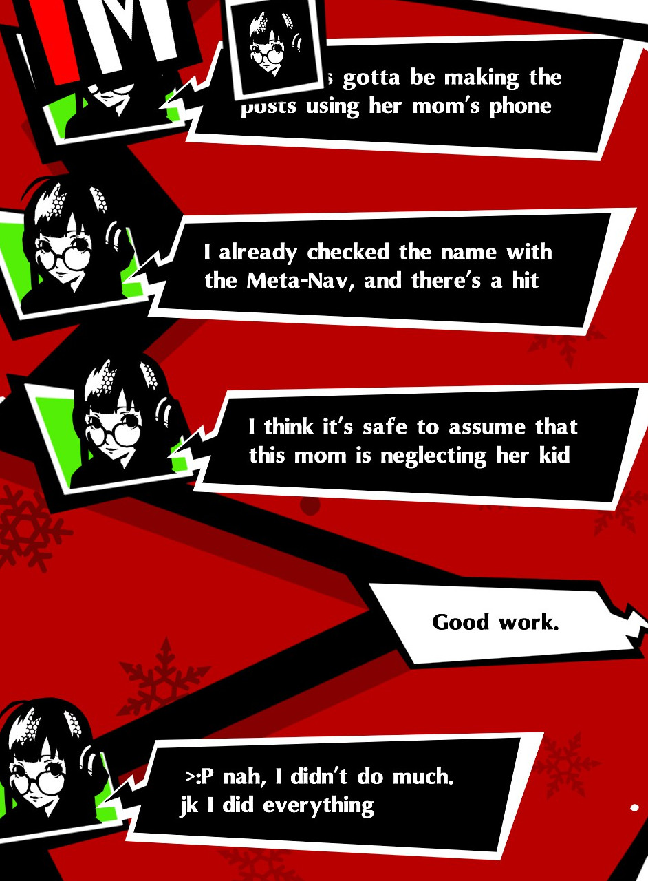 More Natural Text Messages Mod for Persona 5 Royal (PC) | P5R (PC) Mods