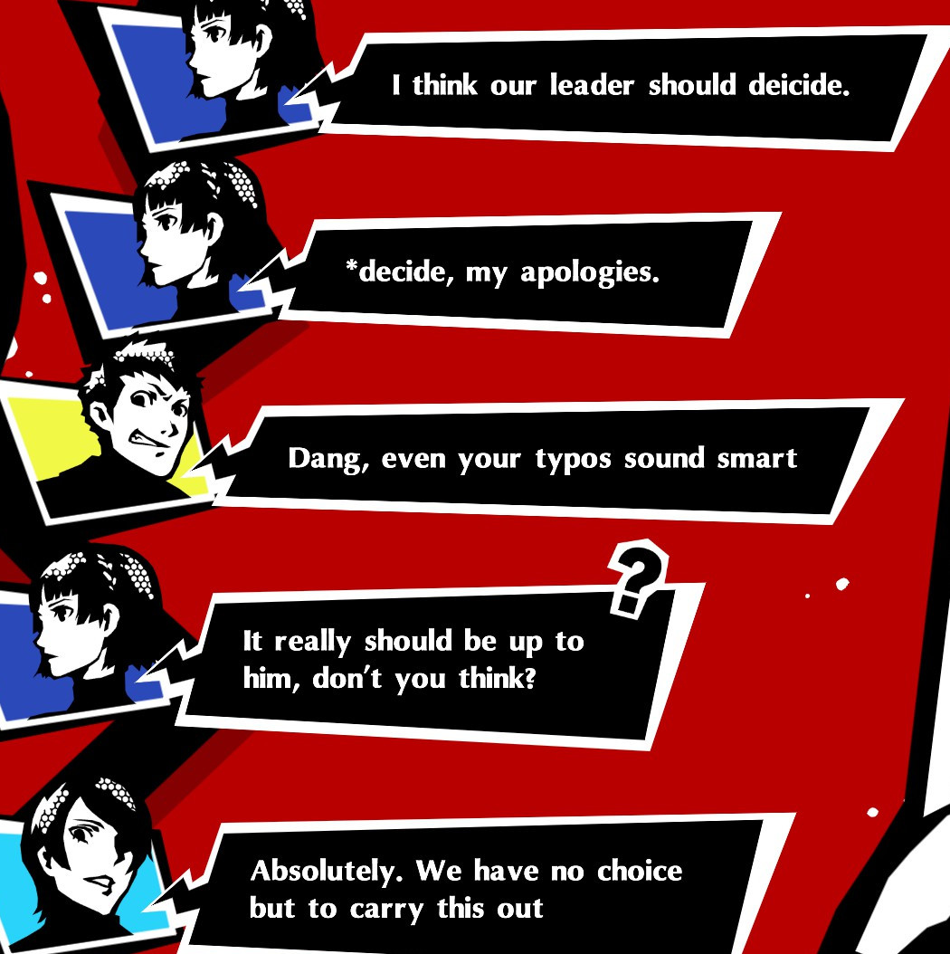More Natural Text Messages Mod for Persona 5 Royal (PC) | P5R (PC) Mods