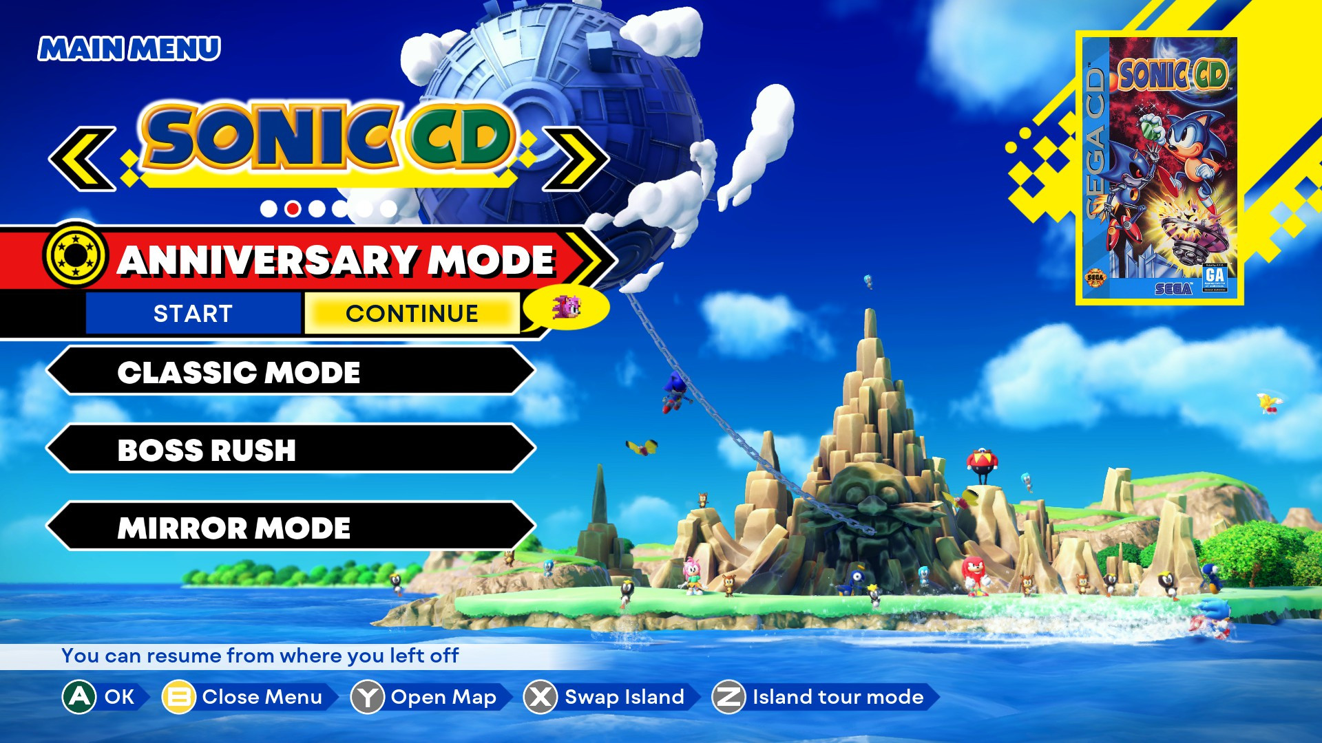 6 Button Gen/MD/Saturn Button UI Mod for Sonic Origins | SO Mods