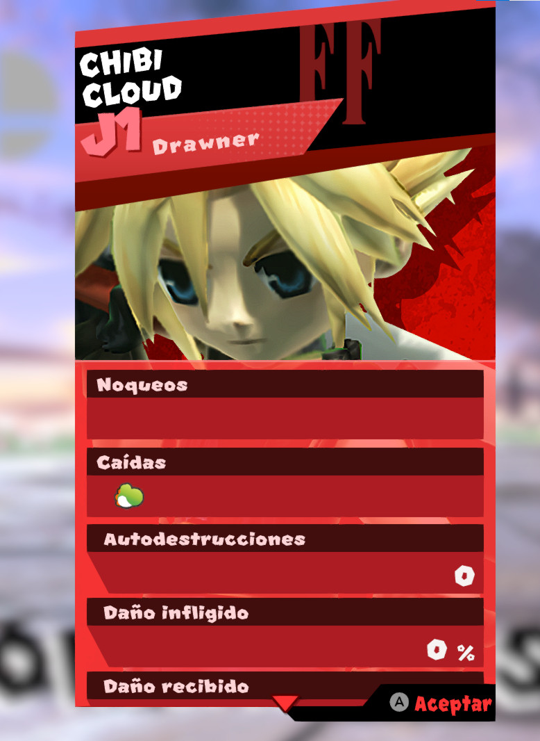 Chibi Cloud UI Mod for Super Smash Bros. Ultimate | SSBU Mods