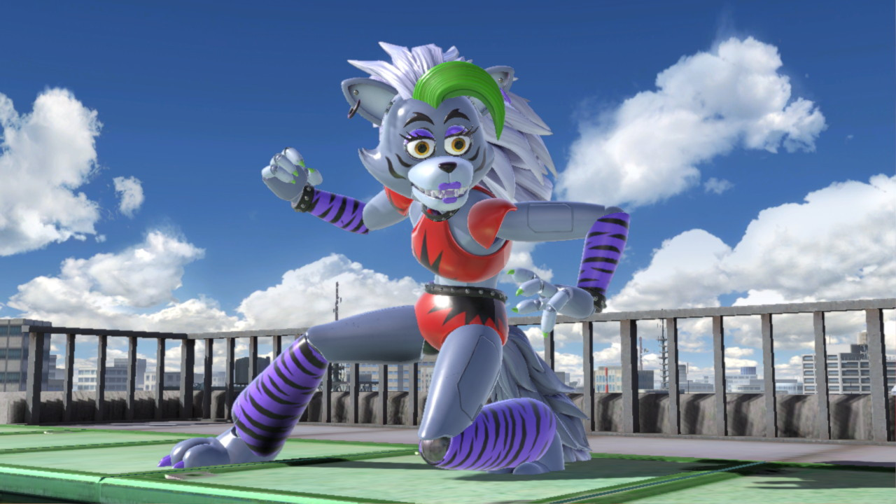 Roxanne Wolf (C.Falcon) Mod for Super Smash Bros. Ultimate | SSBU Mods