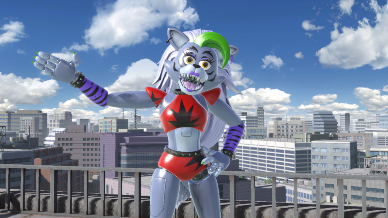 Roxanne Wolf (C.Falcon) Mod for Super Smash Bros. Ultimate | SSBU Mods