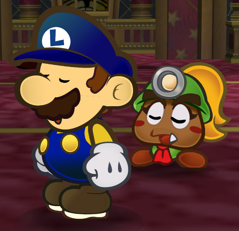 Paper Mario Goombella