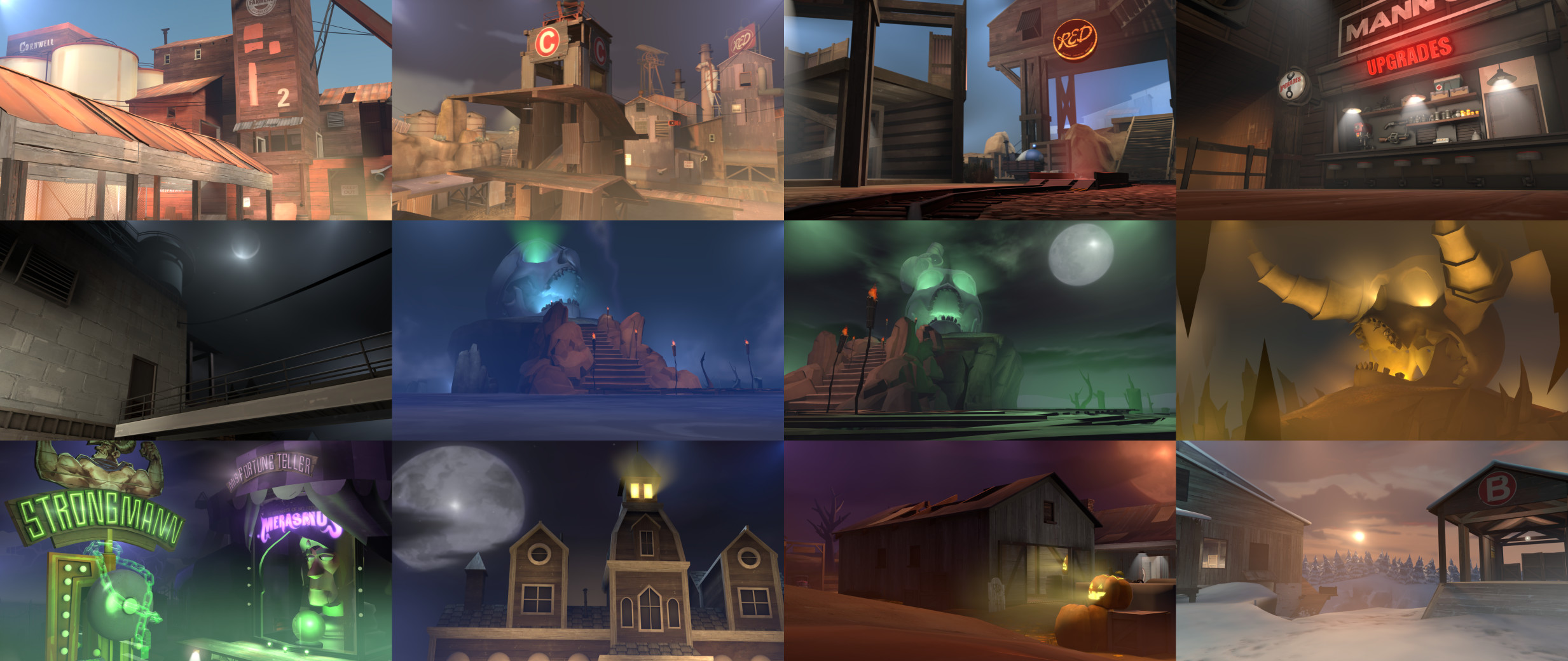 ZBeats' Stylized Menu Backgrounds Mod for Team Fortress 2 | TF2 Mods