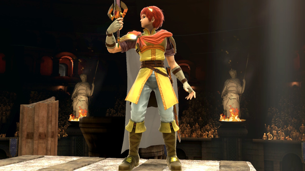 Melee Roy Colors for Marth (w/ Blue Hair Version) Mod for Super Smash ...