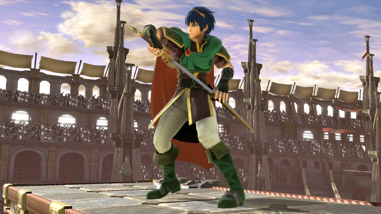 Melee Roy Colors for Marth (w/ Blue Hair Version) Mod for Super Smash ...