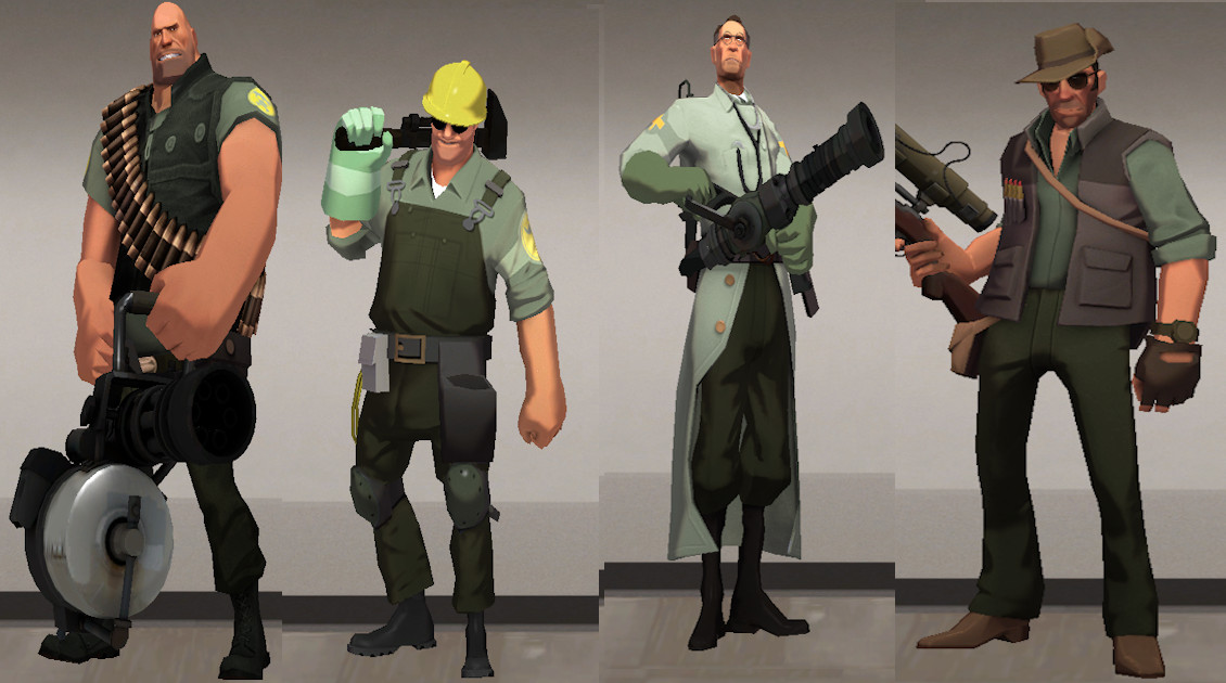 Grn and Ylw teams for PF2 Mod for Pre-Fortress 2 | PF2 Mods