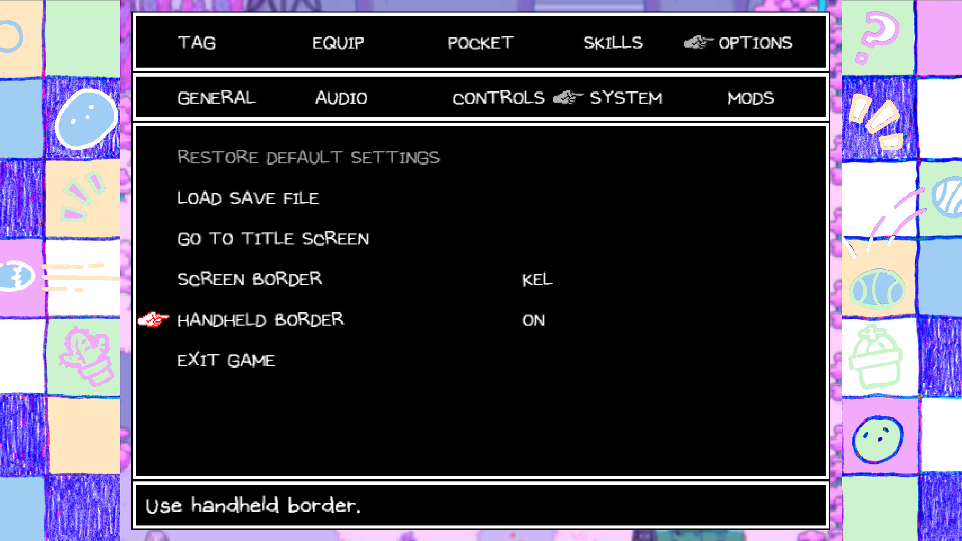 Console Port Border Mod for OMORI | OMORI Mods