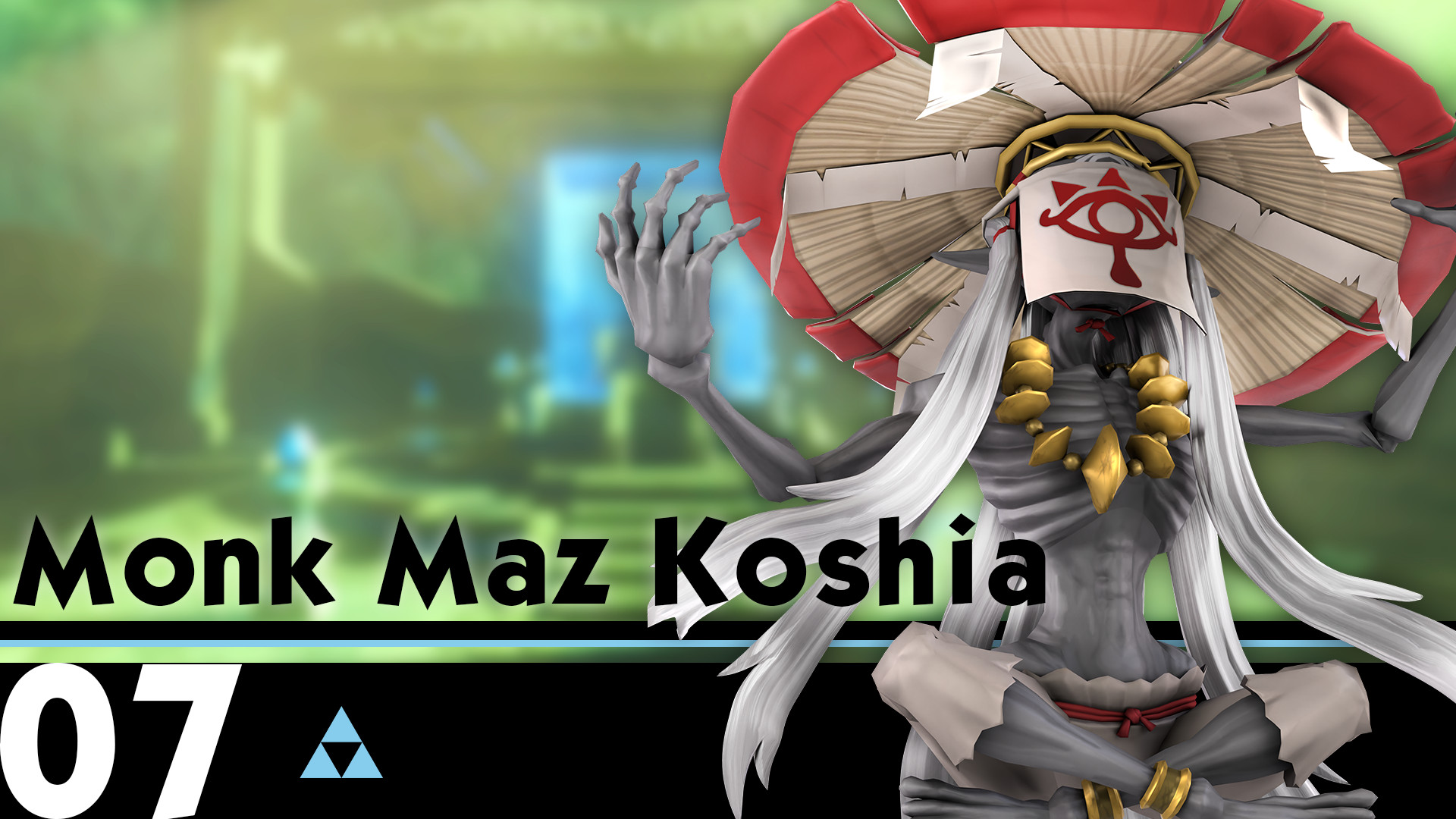 Monk Maz Koshia over Sheik Mod for Super Smash Bros. Ultimate | SSBU Mods
