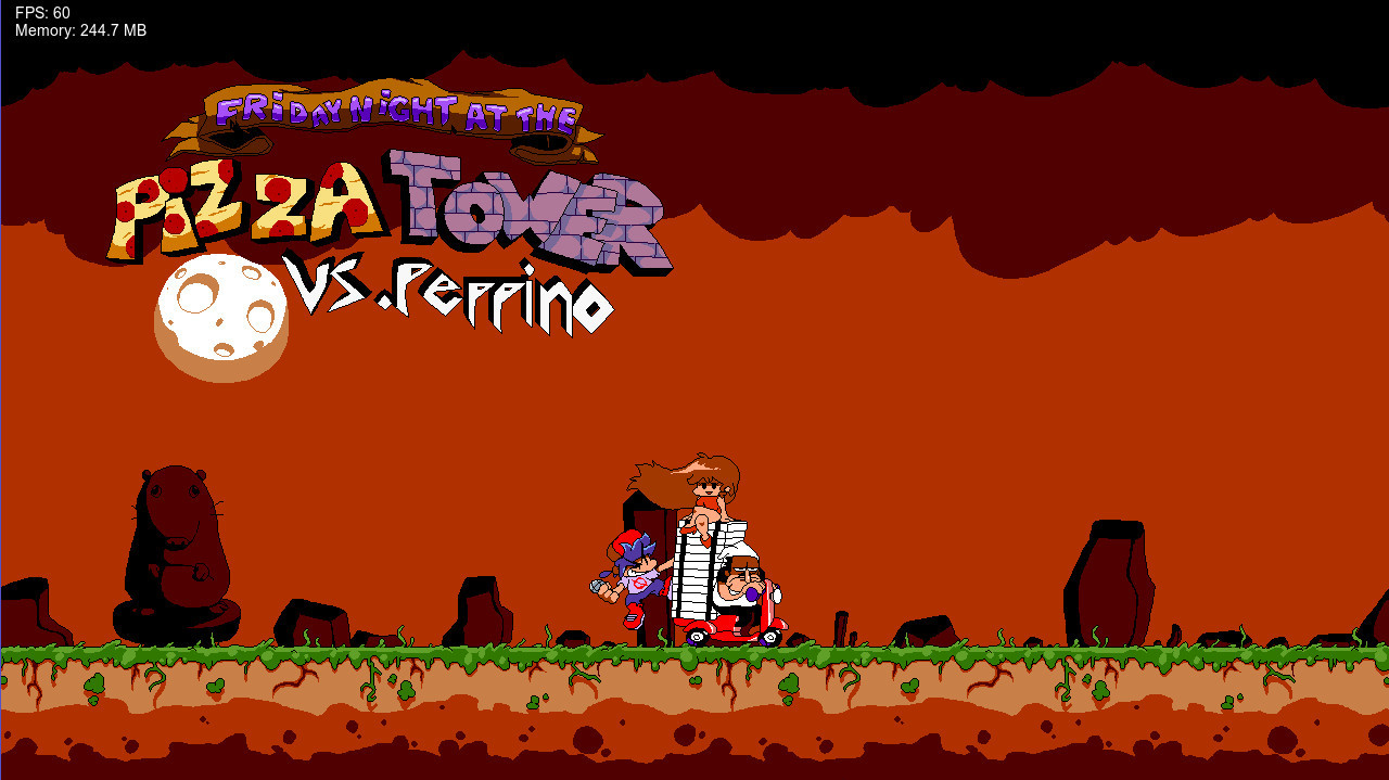 Friday Night At The Pizza Tower Remaked Mod for Friday Night Funkin ...