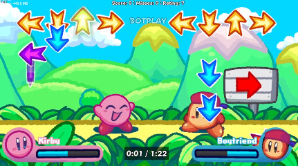 FNF: Kirby One Shot Mod Mod for Friday Night Funkin' | FNF Mods