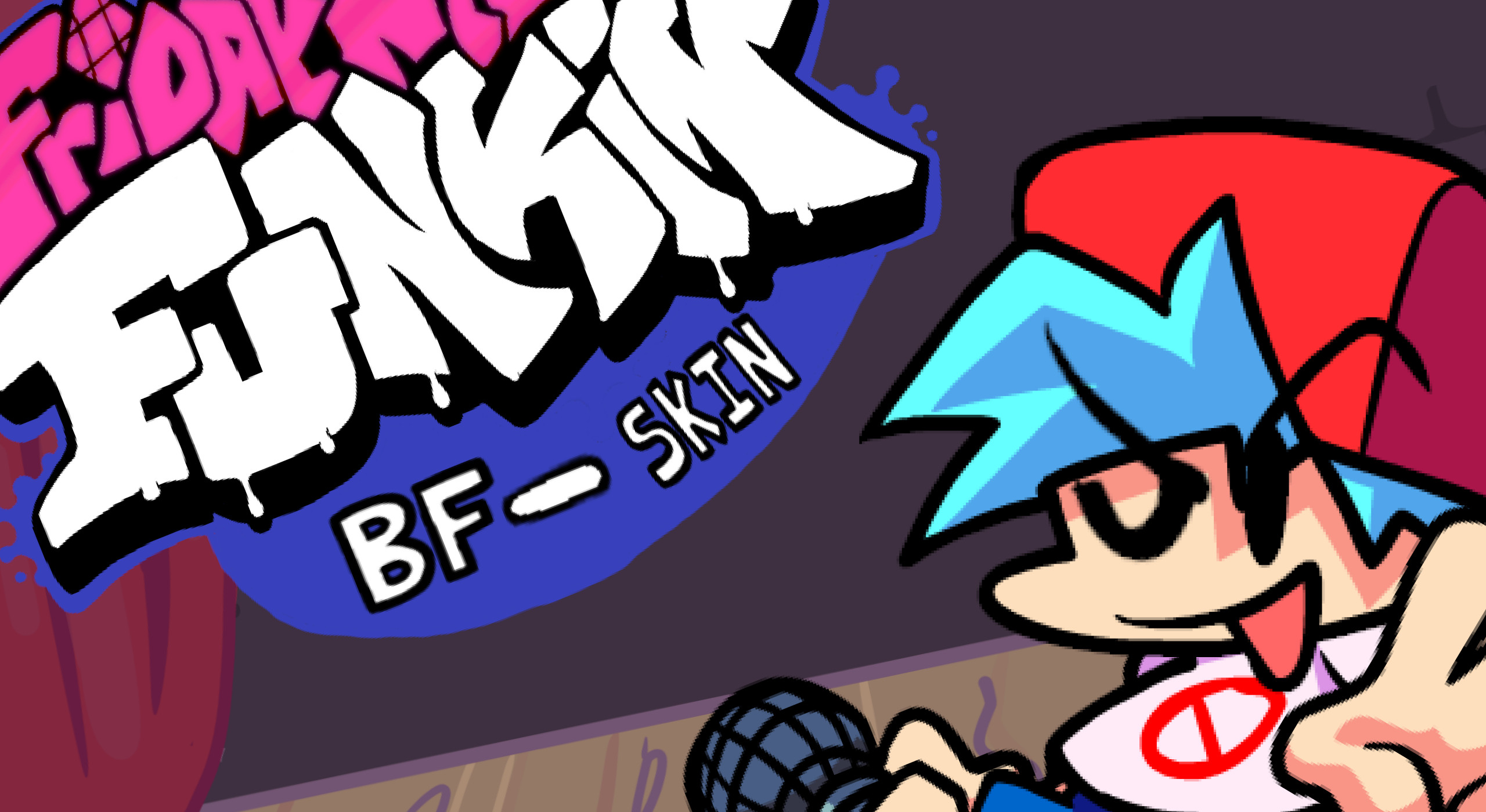 Custom Bf skin Mod for Friday Night Funkin' | FNF Mods