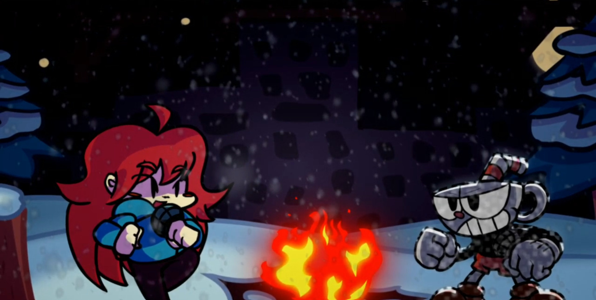 Mashup Night Mayhem Mod for Friday Night Funkin' | FNF Mods