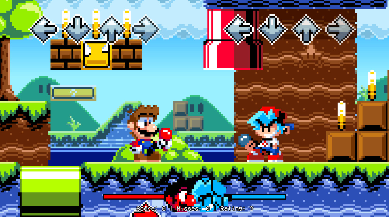 Super Mario Bros. Funkers Mod for Friday Night Funkin' | FNF Mods