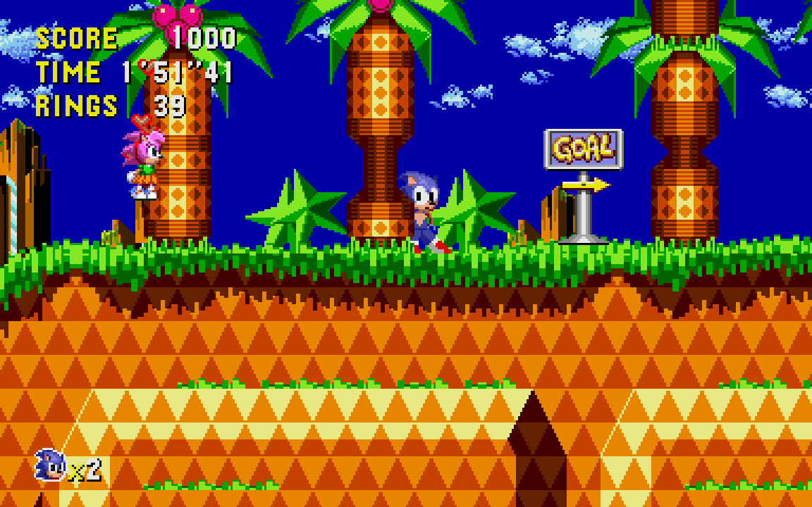 Origins Amy Mod for Sonic CD (2011) | SCD Mods