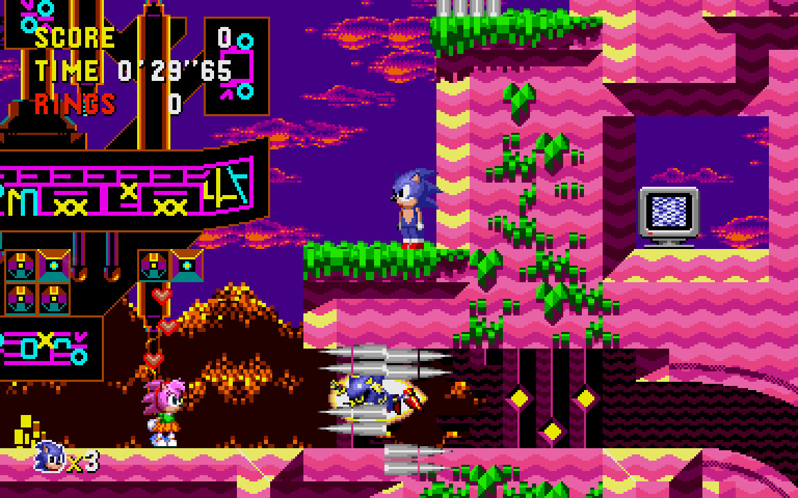 Origins Amy Mod for Sonic CD (2011) | SCD Mods