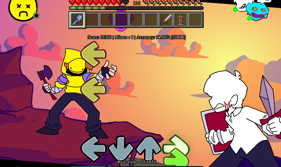 [V5]Ducky SMP Reskin - Seek's MCYT Mod Mod for Friday Night Funkin ...