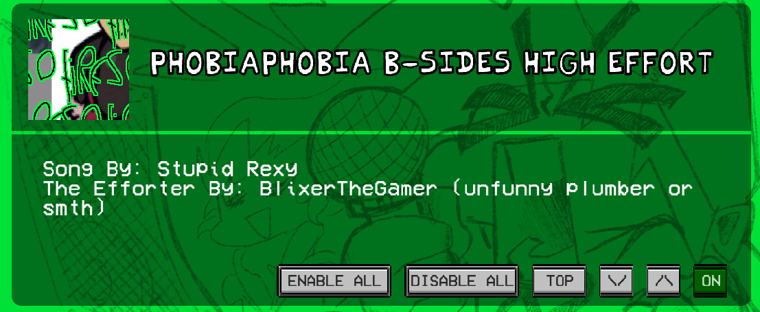 PhobiaPhobia B-Sides - High Effort Mod for Friday Night Funkin' | FNF Mods