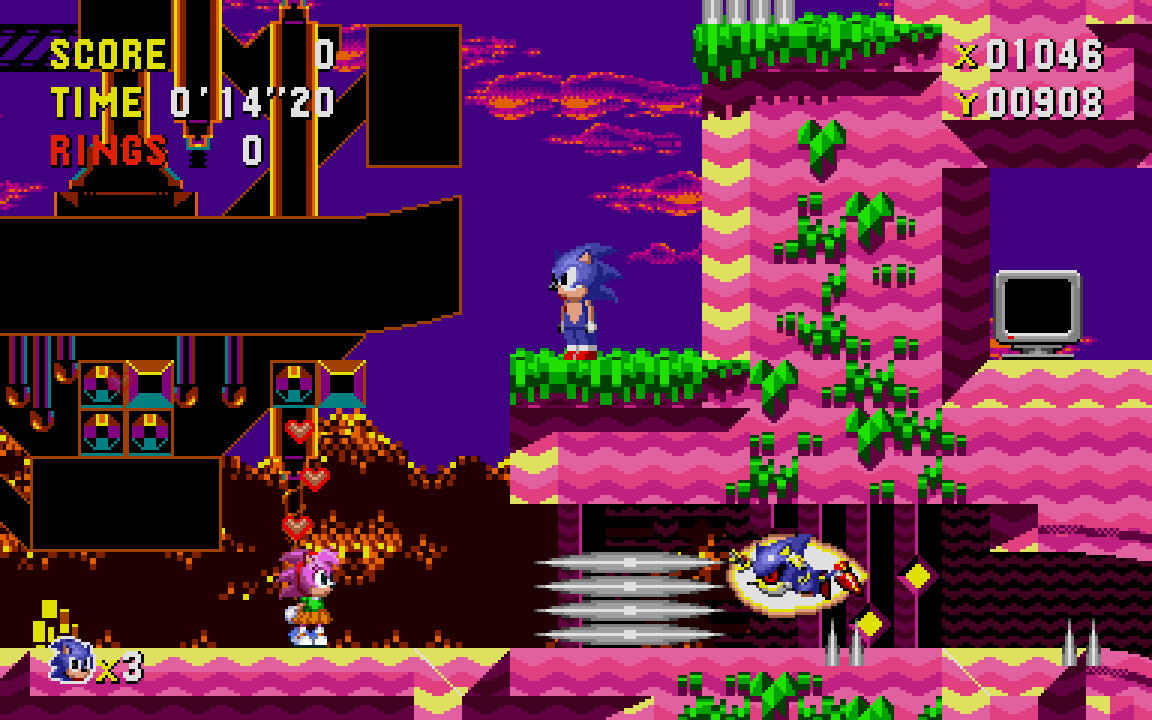 Origins Amy Mod for Sonic CD (2011) | SCD Mods