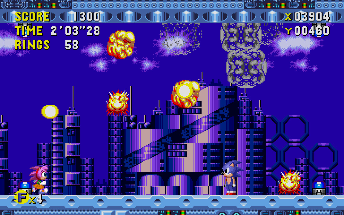 Origins Amy Mod for Sonic CD (2011) | SCD Mods