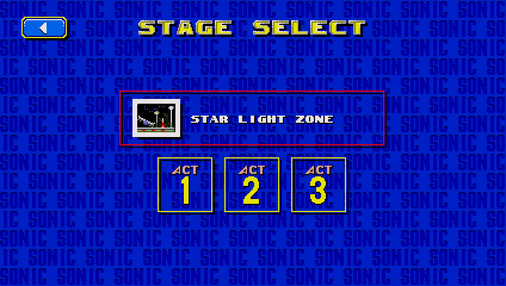 Act Select Mod for Sonic the Hedgehog (2013) | S1 2013 Mods