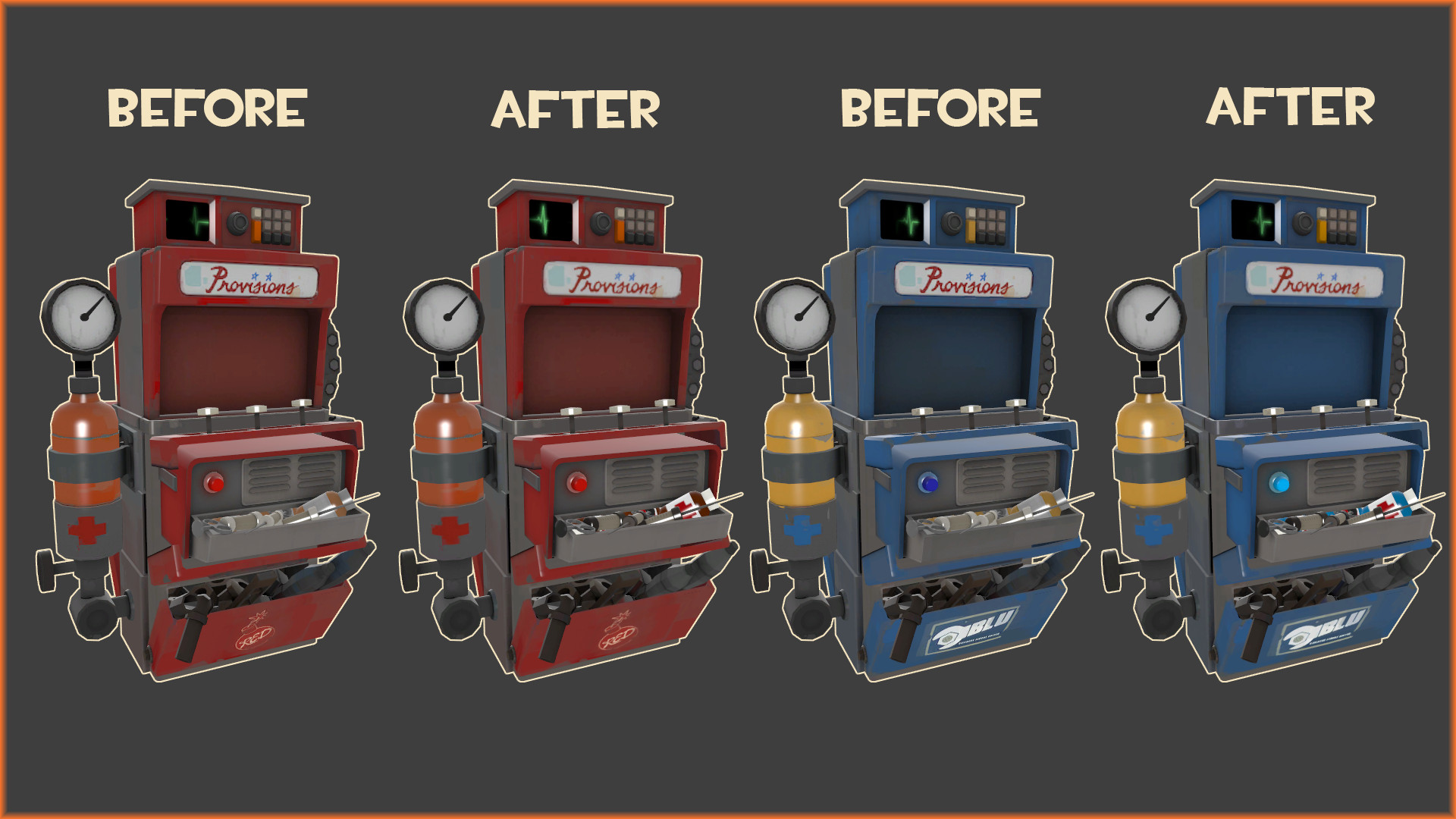 Improved Building textures Mod for Team Fortress 2 | TF2 Mods