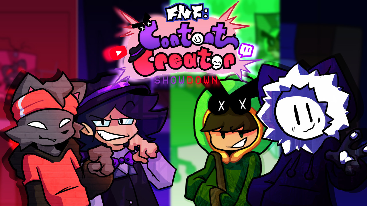 FNF: Content Creator Showdown Mod for Friday Night Funkin' | FNF Mods