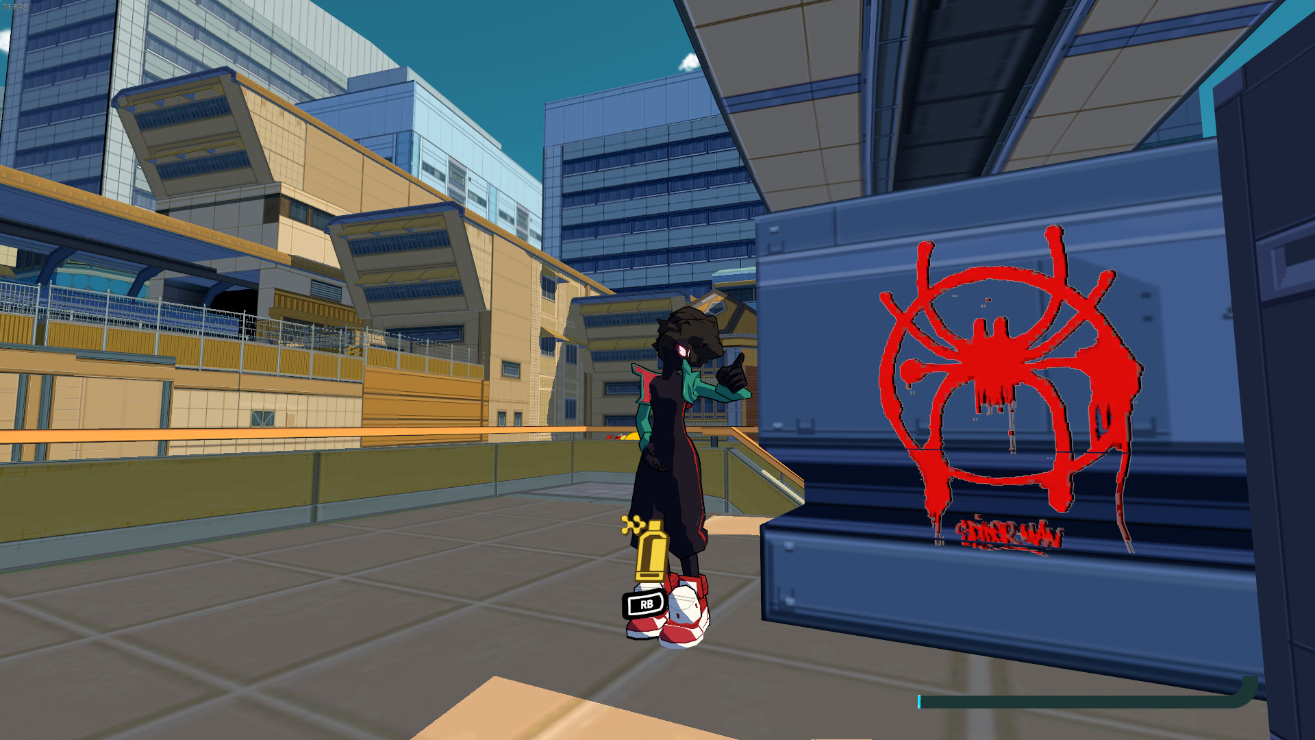 Spider-Man inspired suit and itens for Vinyl Mod for Bomb Rush ...