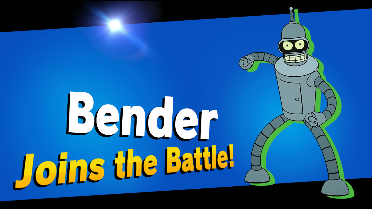 Bender over Luigi Mod for Super Smash Bros. Ultimate | SSBU Mods