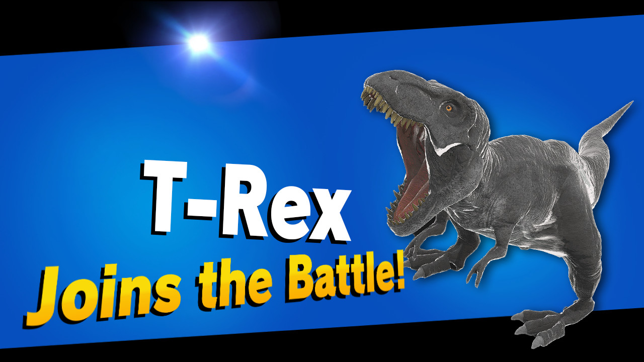 T-Rex joins the Battle! Mod for Super Smash Bros. Ultimate | SSBU Mods