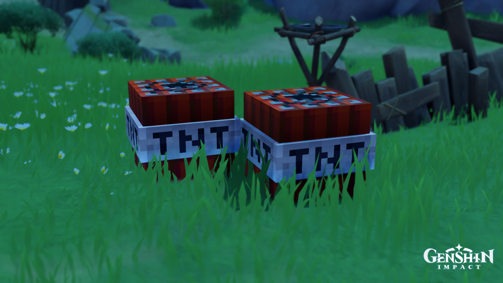 TNT BARREL from a certain cubic game...(4.0 fix) Mod for Genshin Impact ...