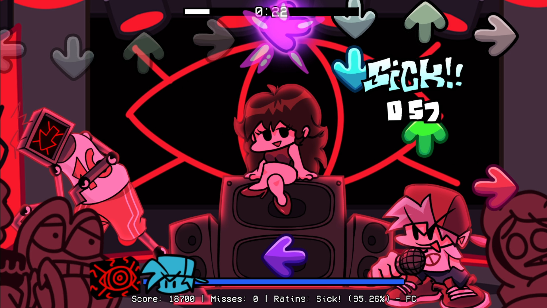 FNF VS Hex Detected Psych Engine Modchart Mod for Friday Night Funkin' | FNF Mods