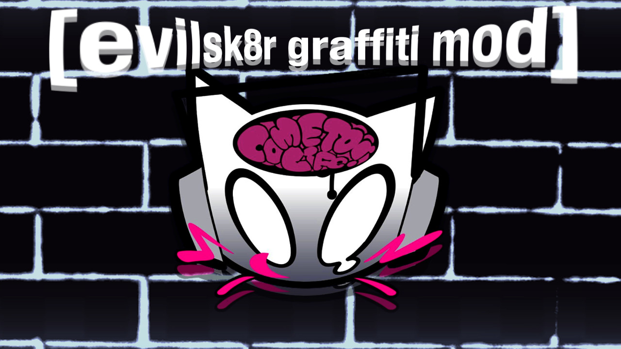 EVILSK8R GRAFITI MOD Mod for Bomb Rush Cyberfunk | BRC Mods