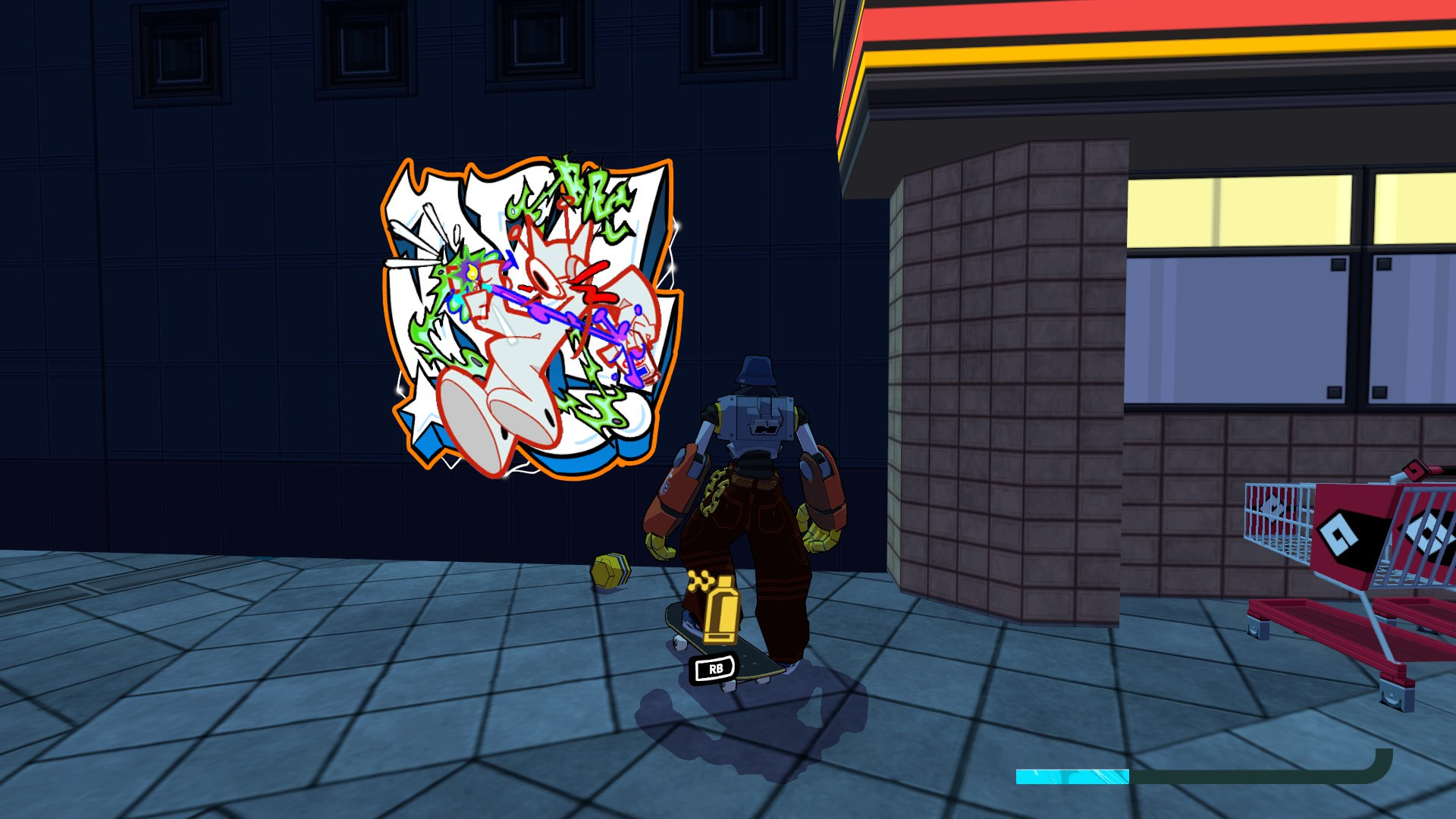 EVILSK8R GRAFITI MOD Mod for Bomb Rush Cyberfunk | BRC Mods