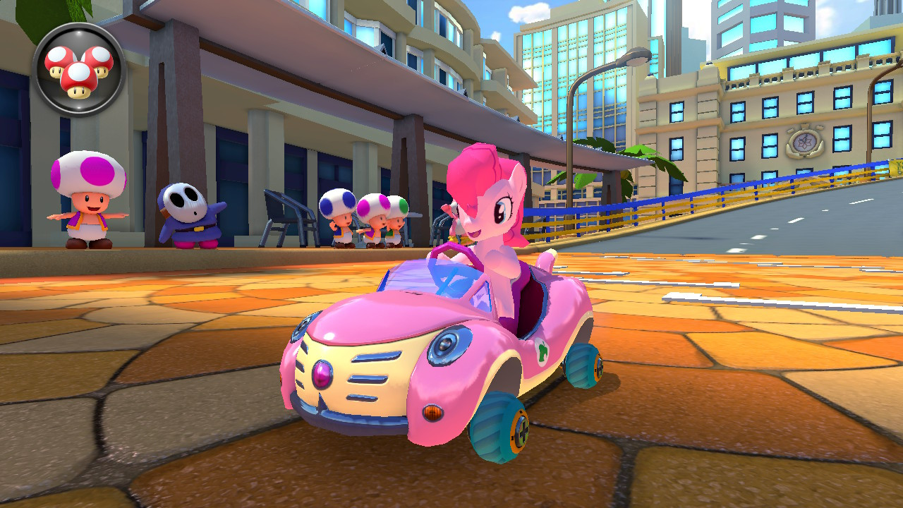 Pinkie Pie (Over Villager Girl) Mod for Mario Kart 8 Deluxe | MK8D Mods
