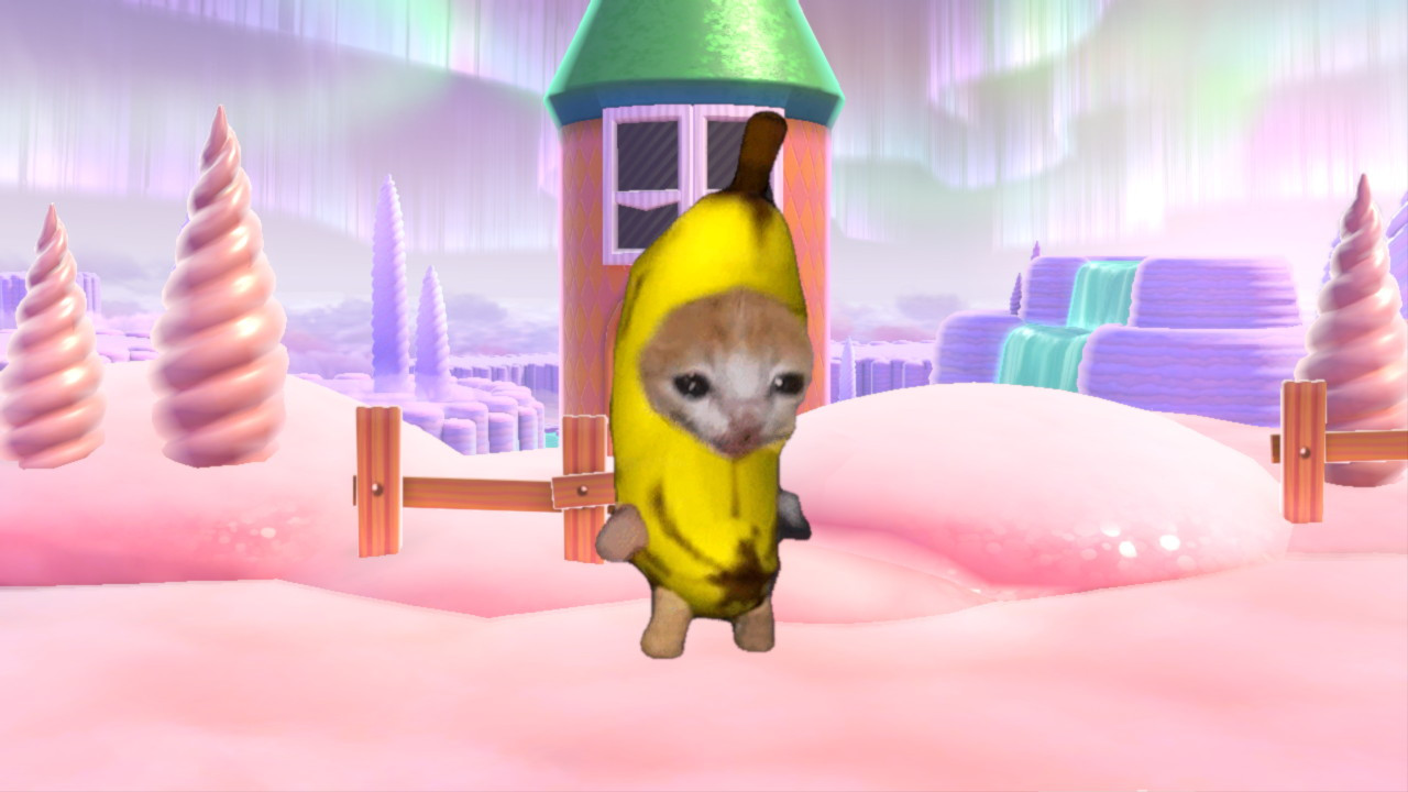 HAPPY BANANA CAT Mod for Super Smash Bros. Ultimate | SSBU Mods