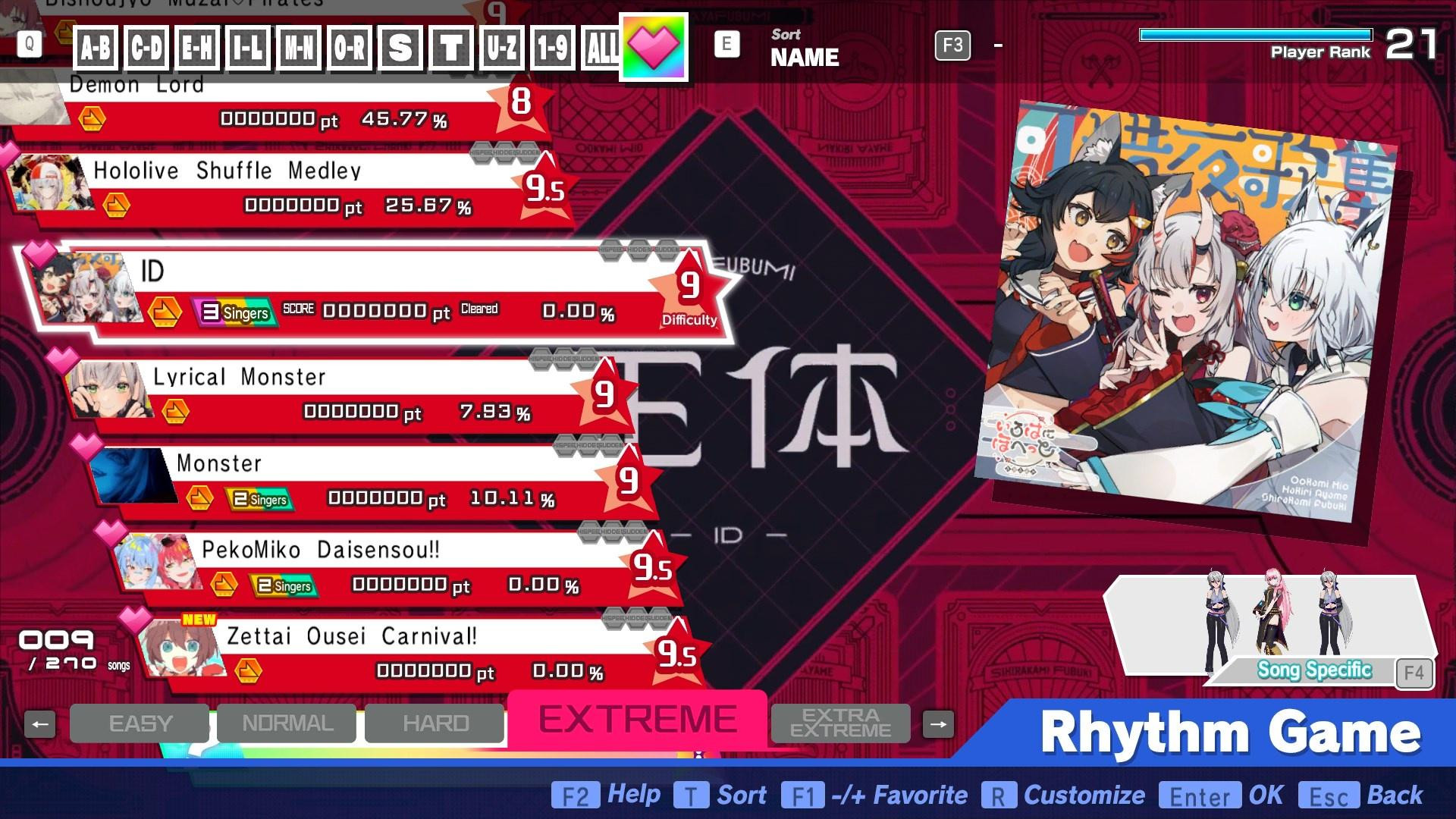 Fubuki F2nd - Hololive Chart Pack Mod for Hatsune Miku: Project DIVA ...