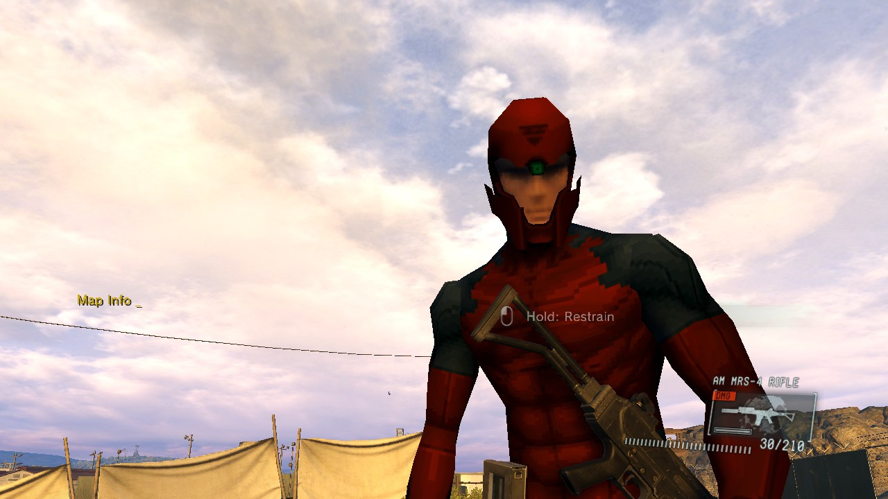 Classic PSX Red Gray Fox Mod for Metal Gear Solid V: Ground Zeroes ...