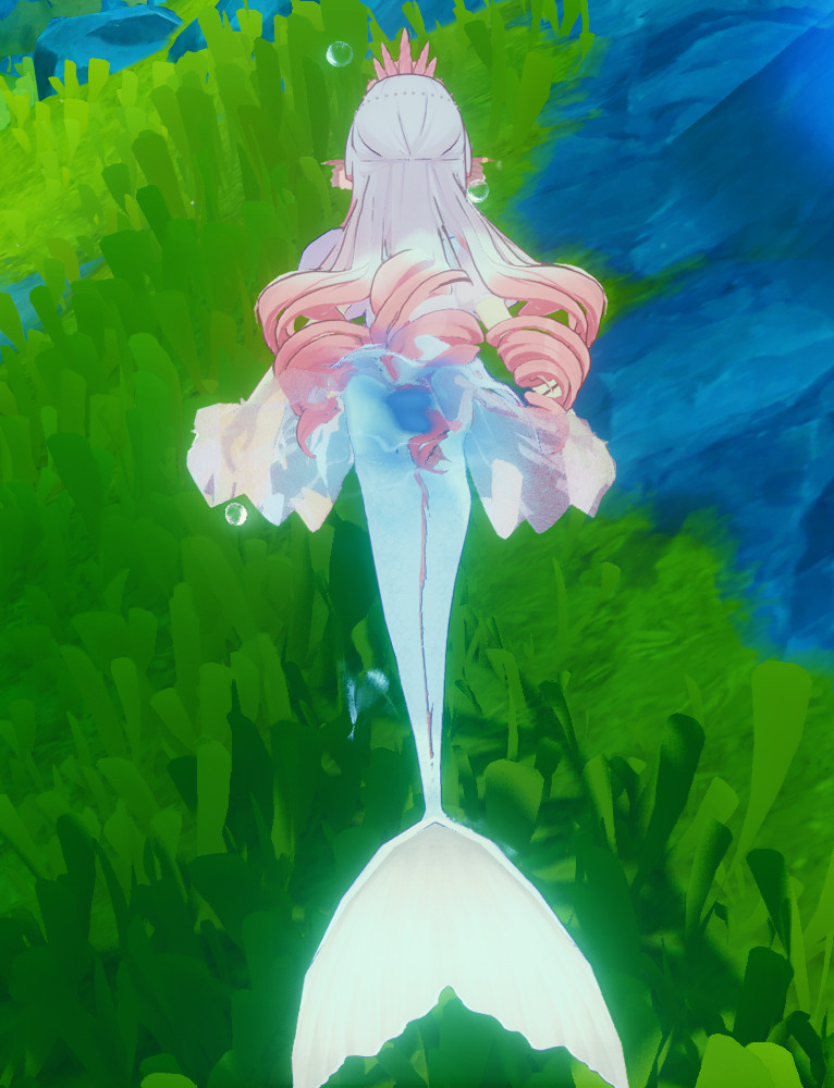 White Pearl Kokomi (Mermaid/Human Versions) Mod for Genshin Impact | GI ...