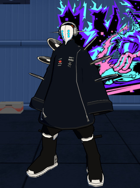 Dj Cyber Opium* inspired Oufit and Skateboard Mod for Bomb Rush ...