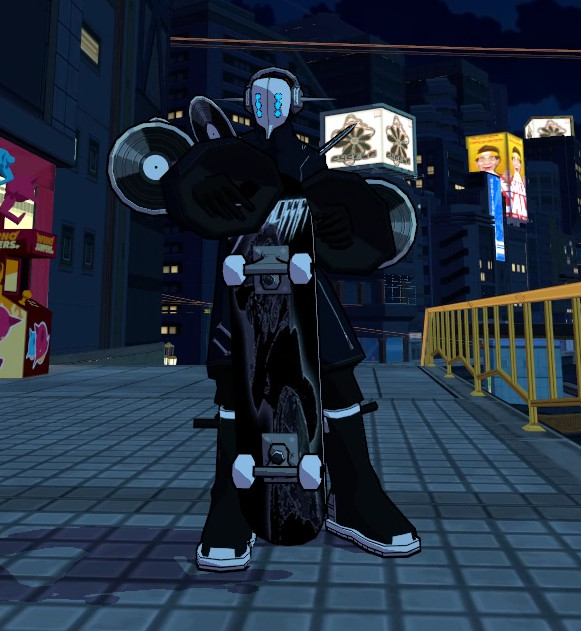 Dj Cyber Opium* inspired Oufit and Skateboard Mod for Bomb Rush ...