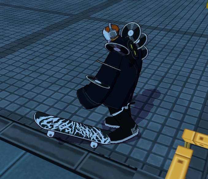 Dj Cyber Opium* inspired Oufit and Skateboard Mod for Bomb Rush ...