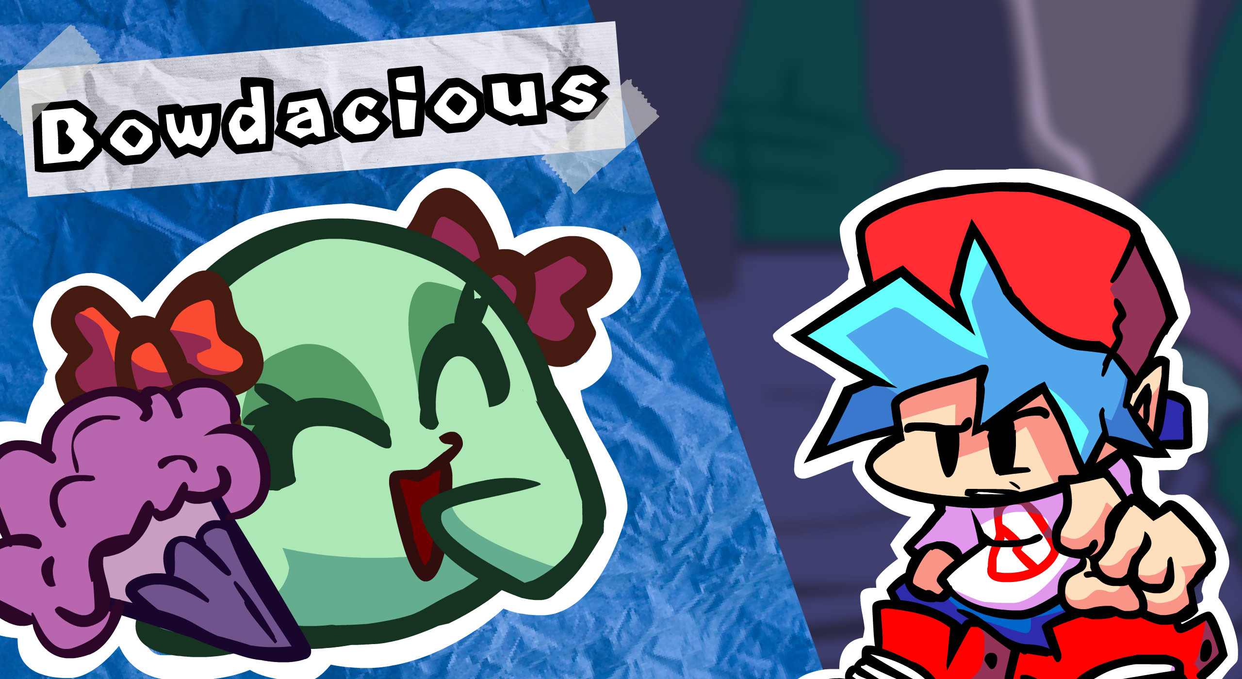 BOWDACIOUS - VS. Lady Bow (One-shot mod) Mod for Friday Night Funkin' | FNF Mods